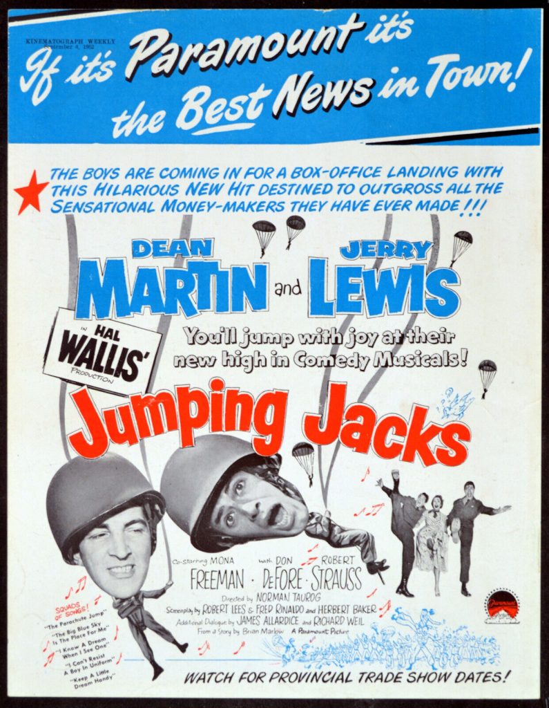 JUMPING JACKS | Rare Film Posters