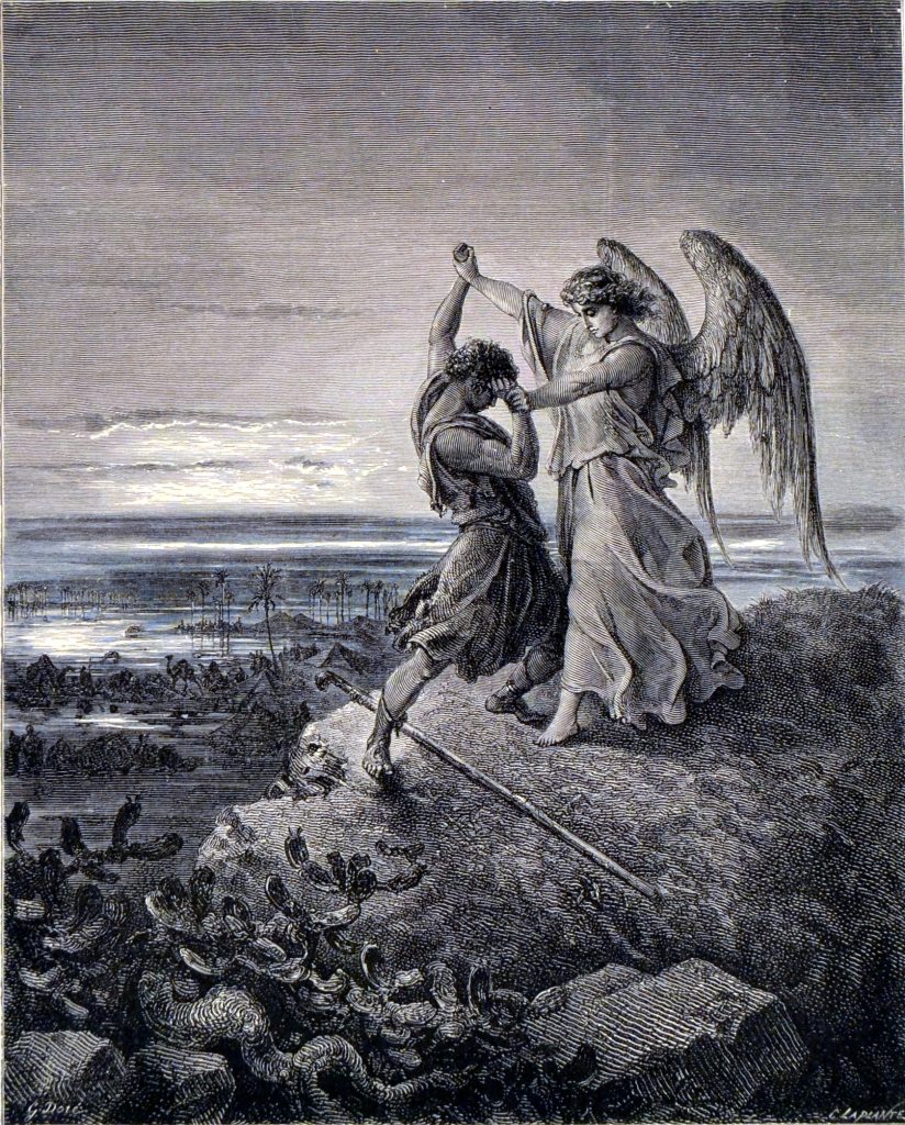JACOB WRESTLING WITH THE ANGEL | Rare Film Posters