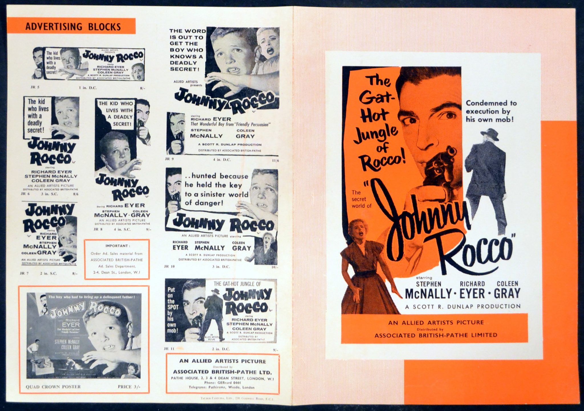 JOHNNY ROCCO | Rare Film Posters