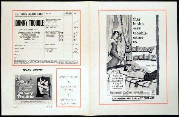 JOHNNY TROUBLE | Rare Film Posters