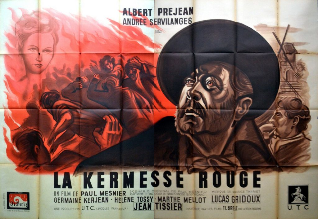 KERMESSE ROUGE | French 93 inch x 63 inch Poster