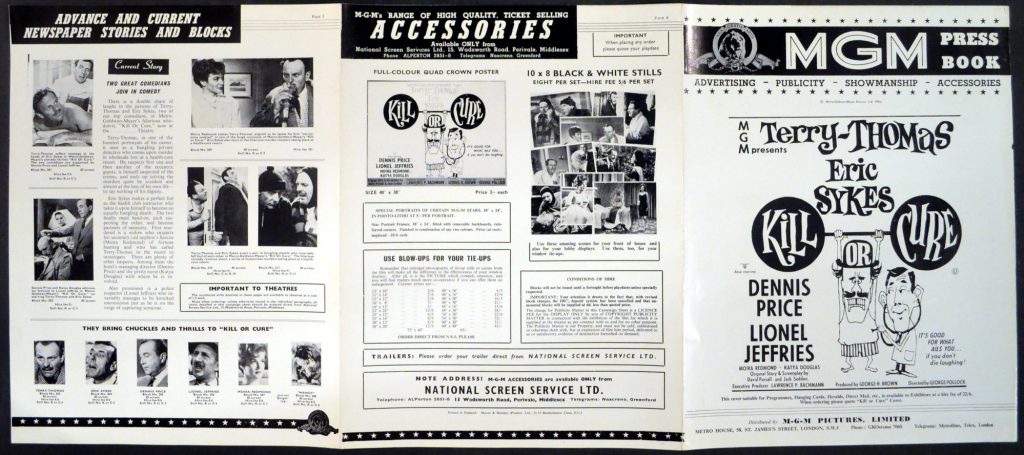 KILL OR CURE | Rare Film Posters