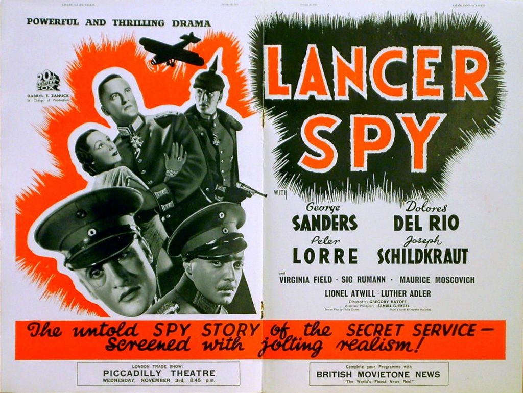 LANCER SPY | Rare Film Posters