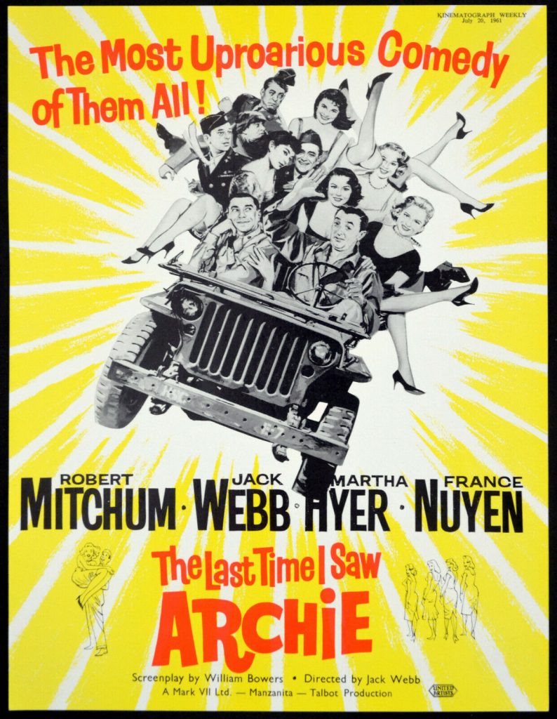 LAST TIME I SAW ARCHIE | Rare Film Posters