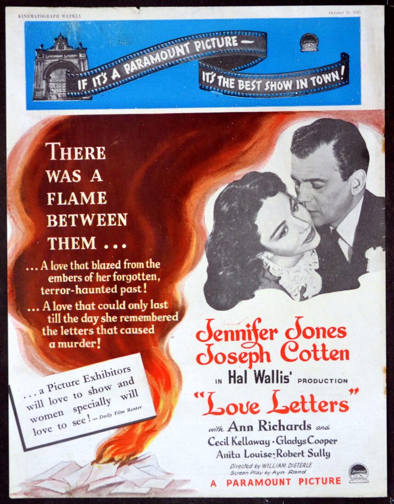 LOVE LETTERS | Rare Film Posters