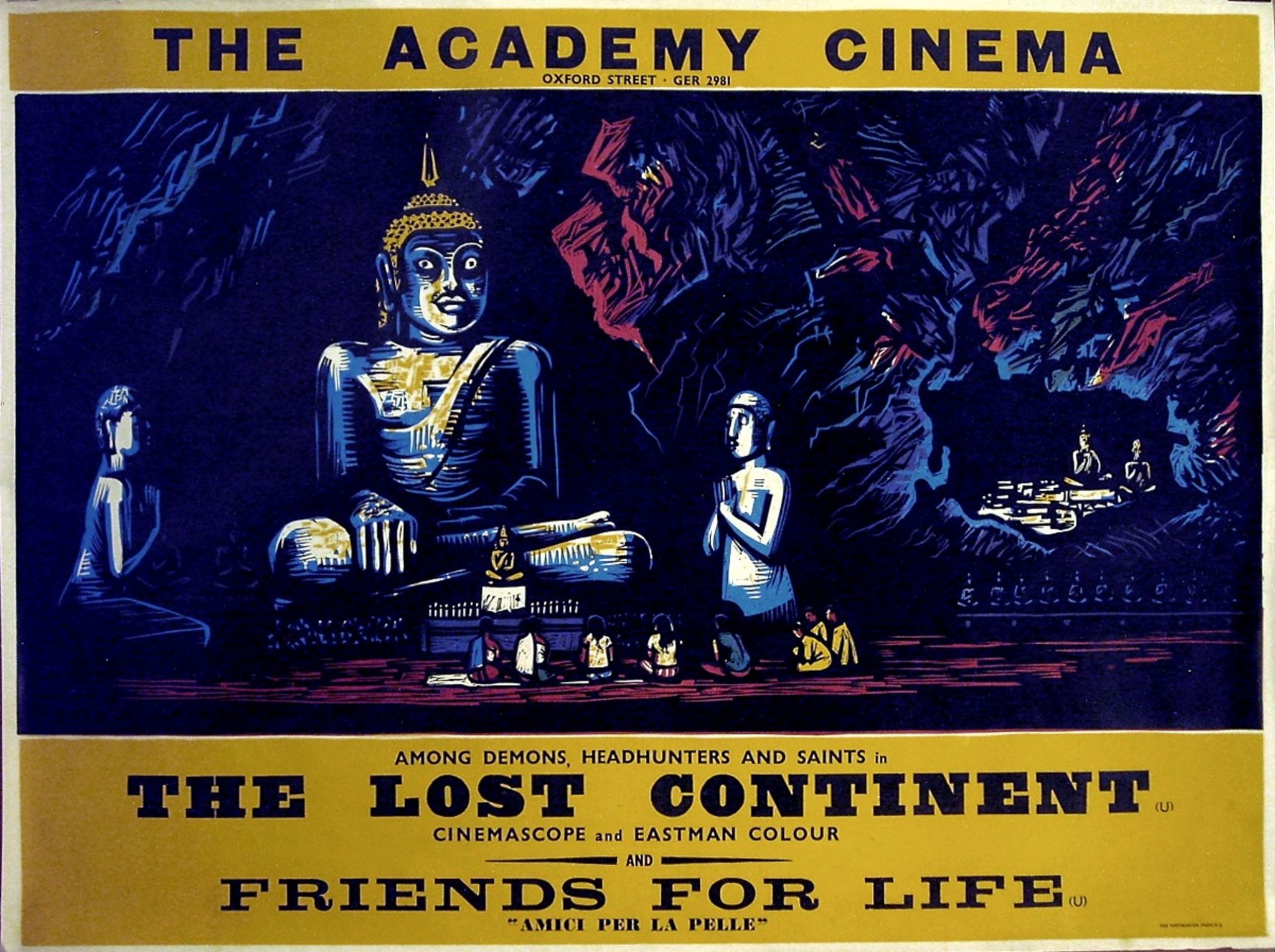 LOST CONTINENT | British Peter Strausfeld Quad Poster