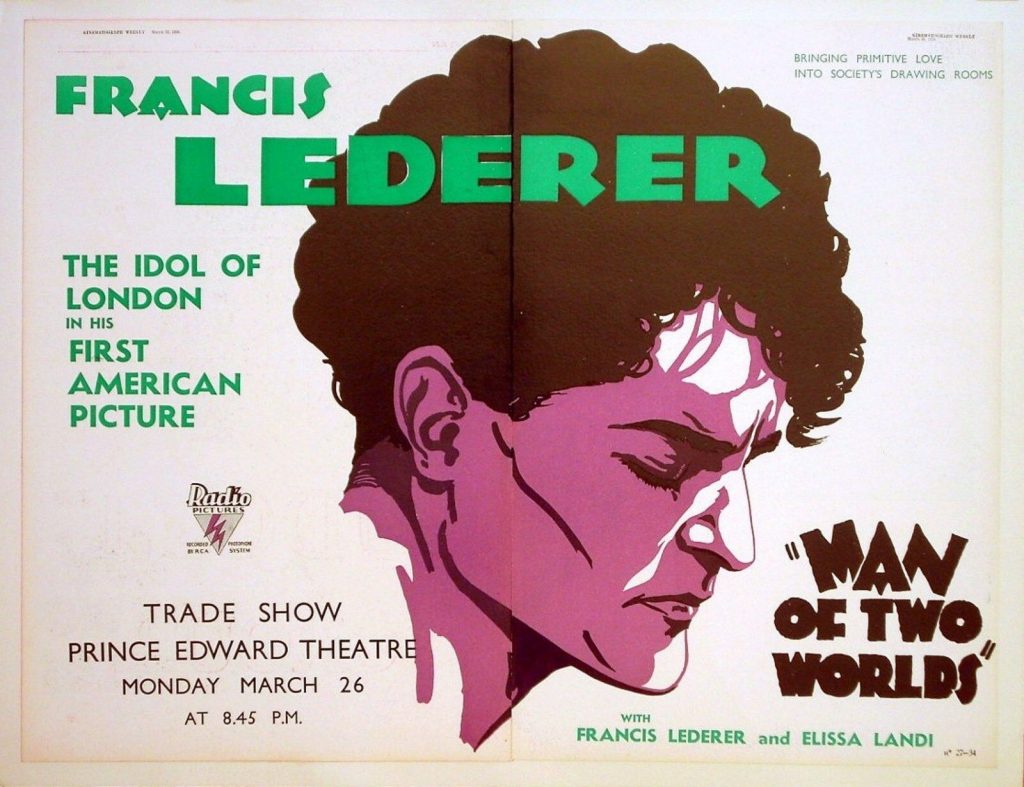 MAN OF TWO WORLDS | Rare Film Posters