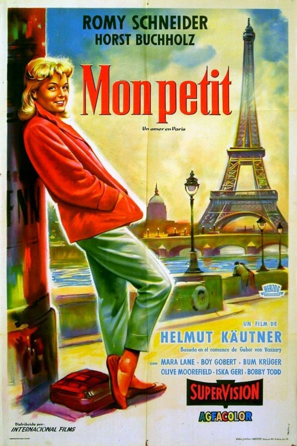 MONPTI | Argentine 29 inch x 43 inch Romy Schneider Film Poster