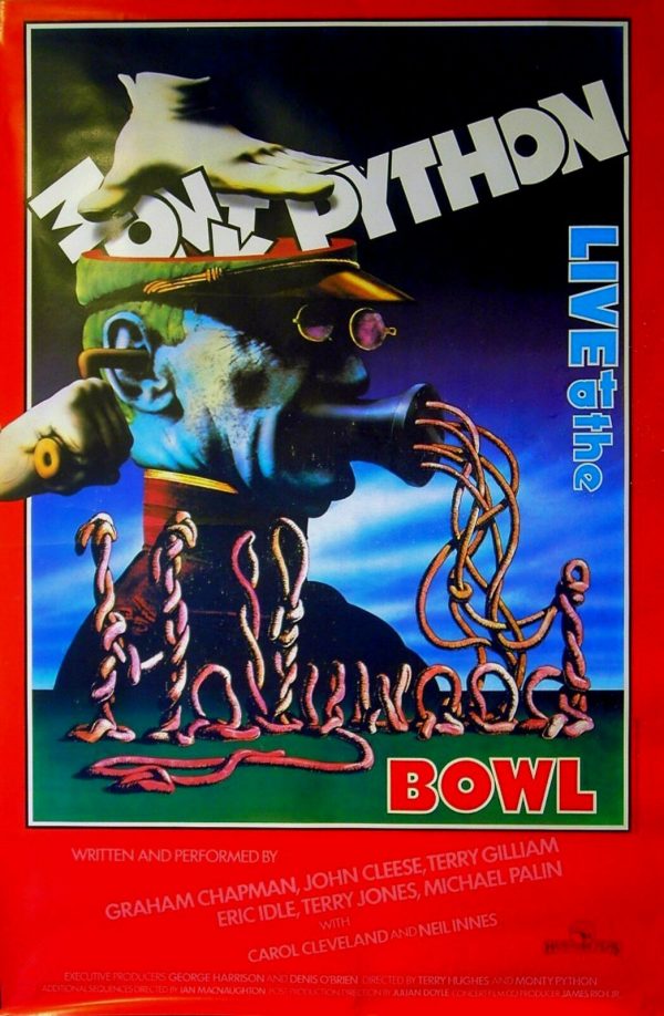 MONTY PYTHON LIVE AT THE HOLLYWOOD BOWL | Rare Film Posters