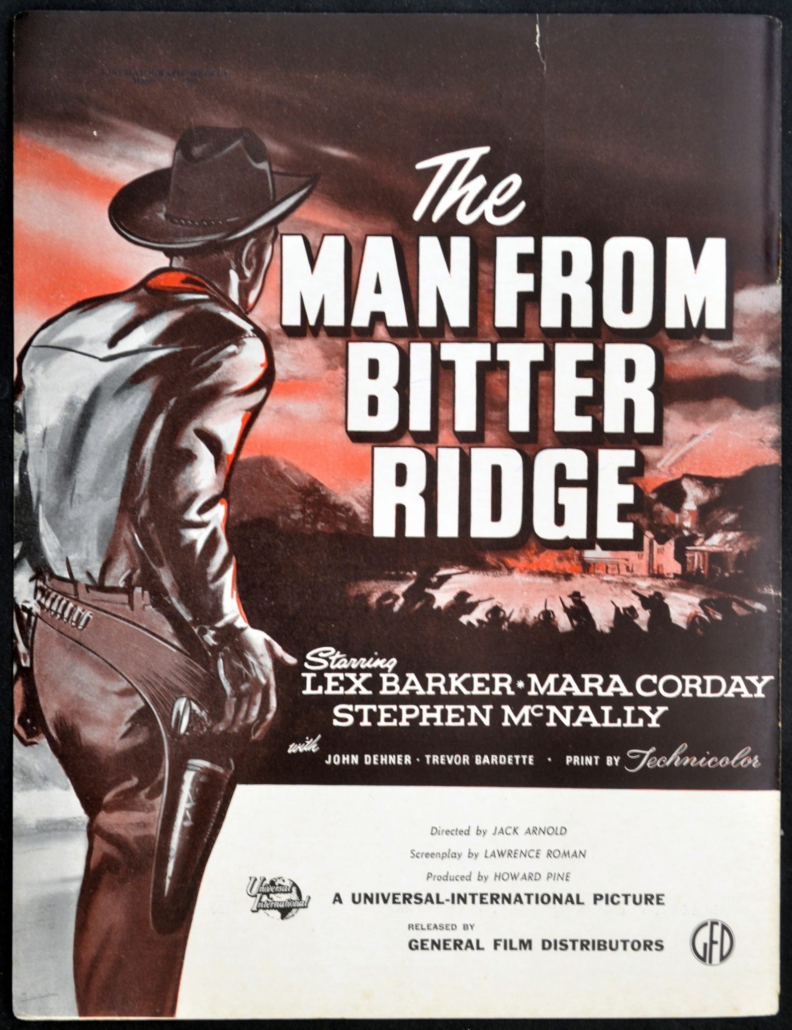 MAN FROM BITTER RIDGE | Rare Film Posters