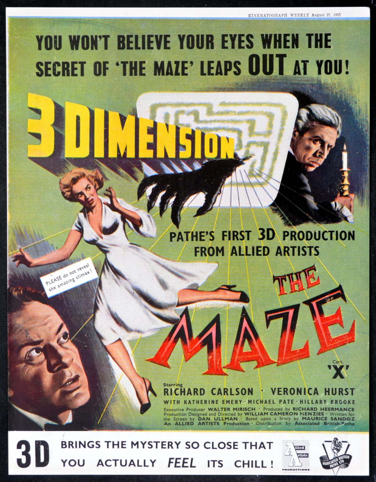 MAZE | Rare Film Posters