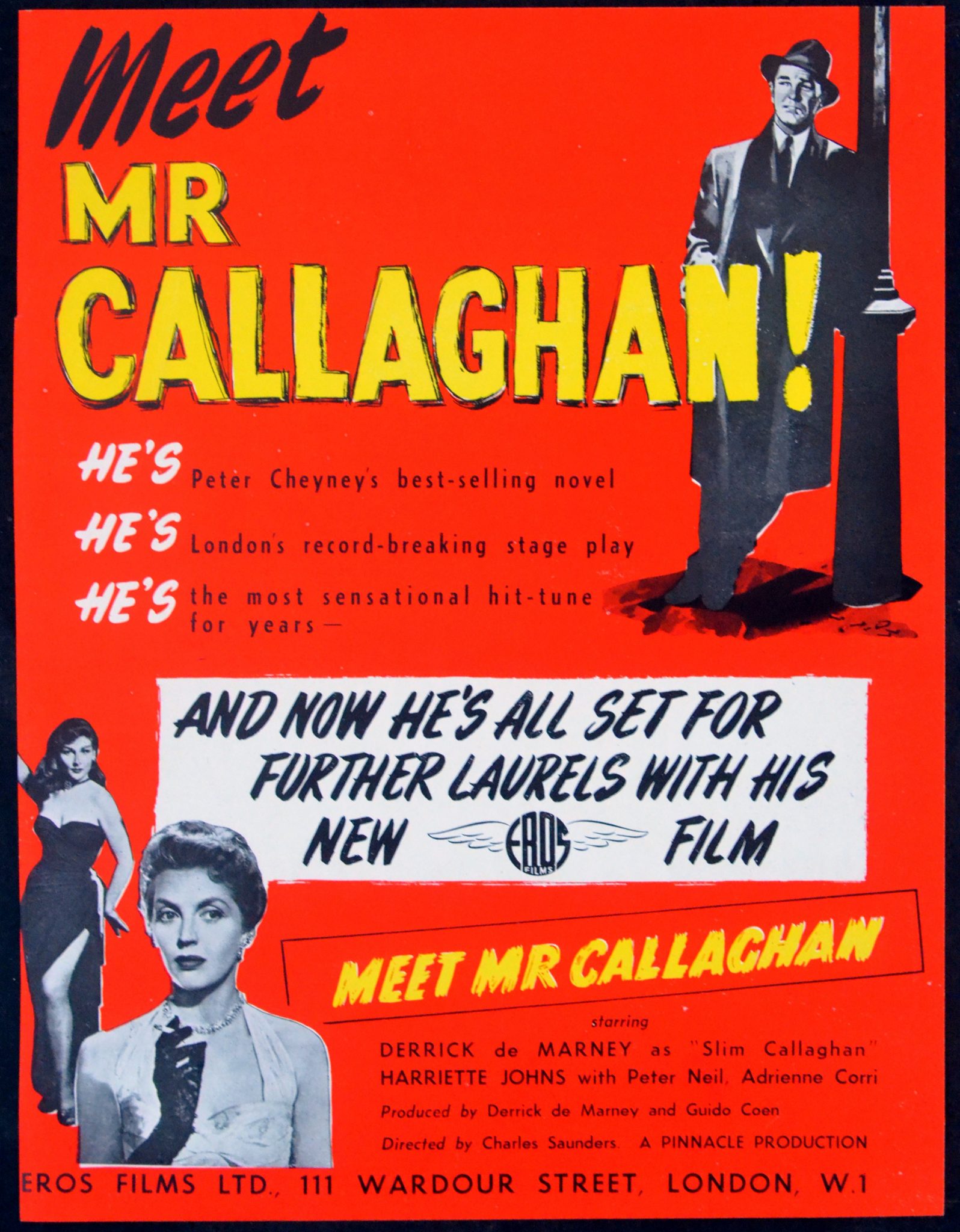 MEET MR CALLAGHAN | Rare Film Posters