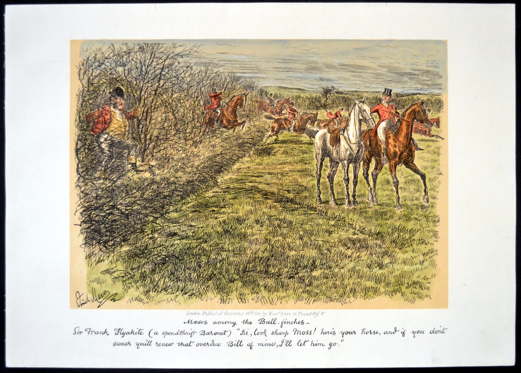 MOSES AMONG THE BULL-FINCHES | Rare Film Posters