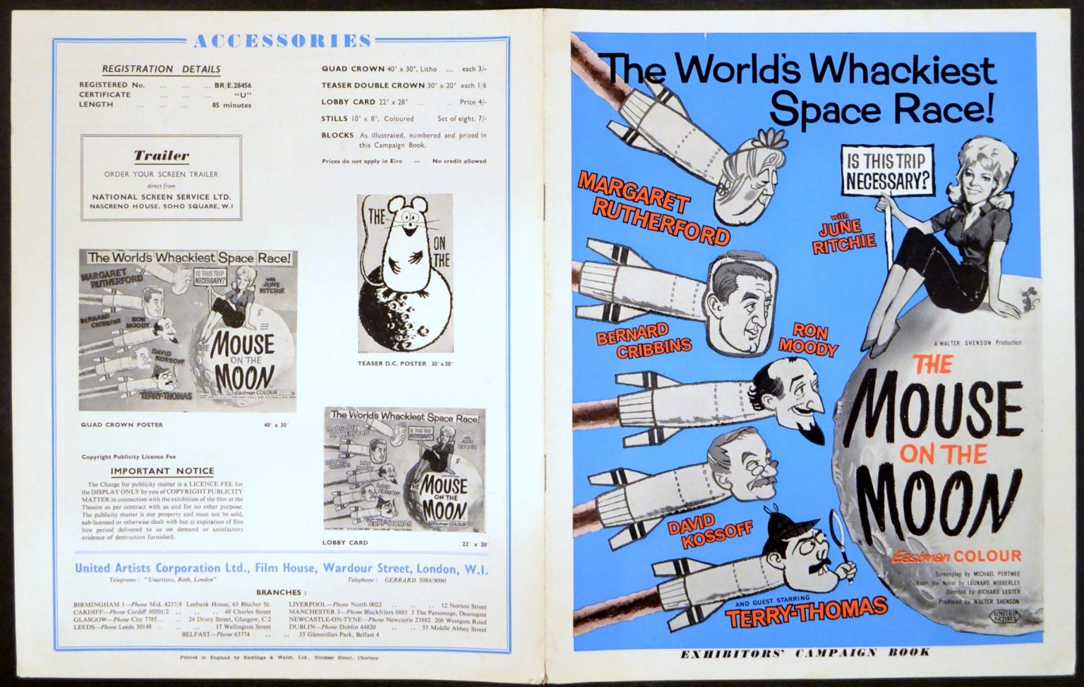 MOUSE ON THE MOON | Rare Film Posters