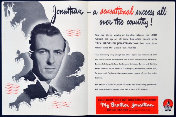 MY BROTHER JONATHAN | Rare Film Posters