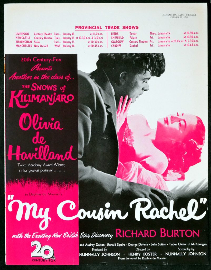 MY COUSIN RACHEL | Rare Film Posters