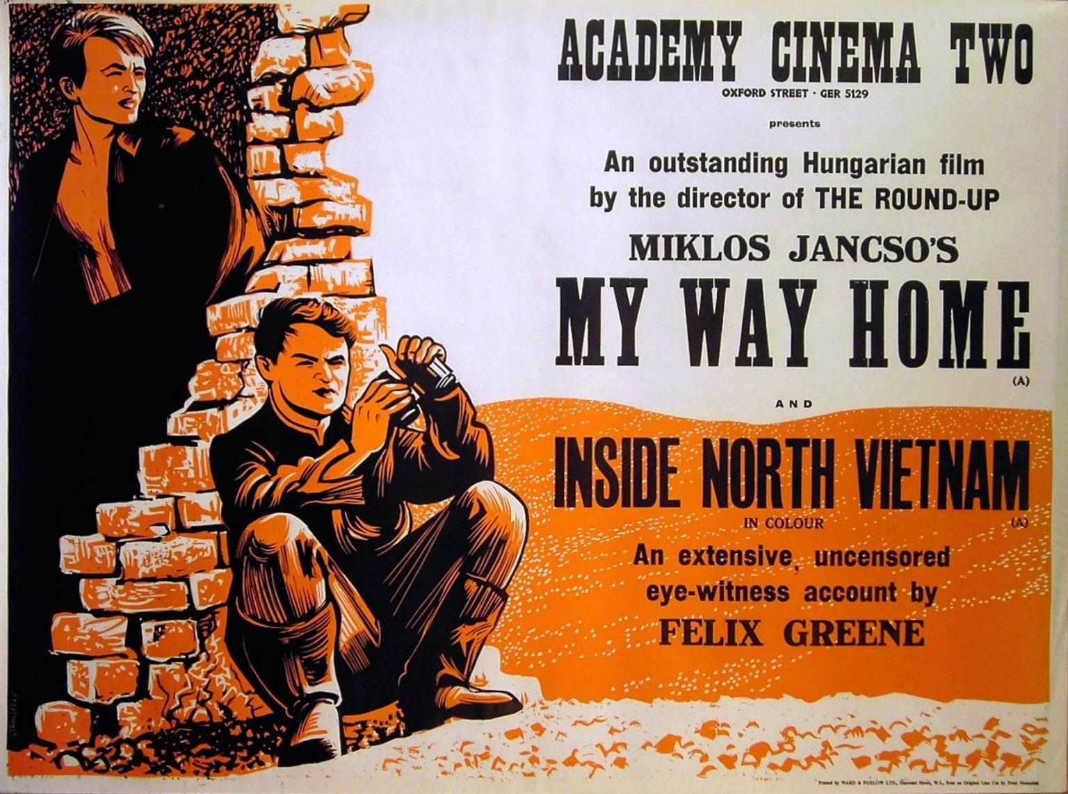 MY WAY HOME | British 30 inch x 40 inch Peter Strausfeld Quad Poster