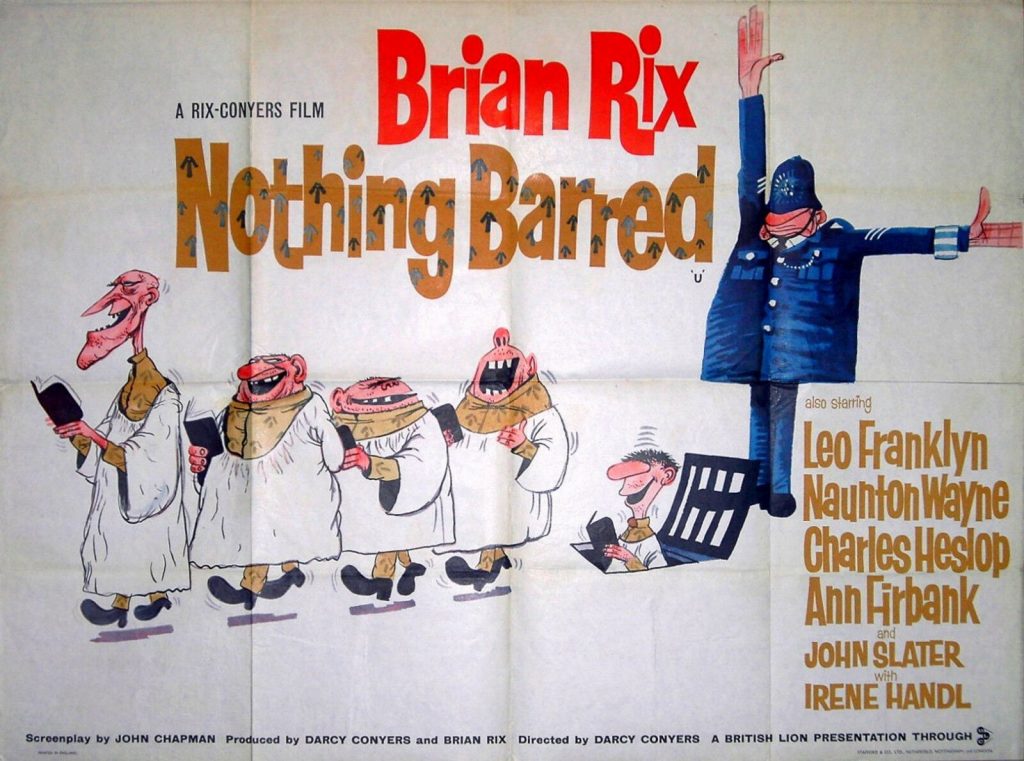NOTHING BARRED | British 30 inch x 40 inch Quad Film Poster