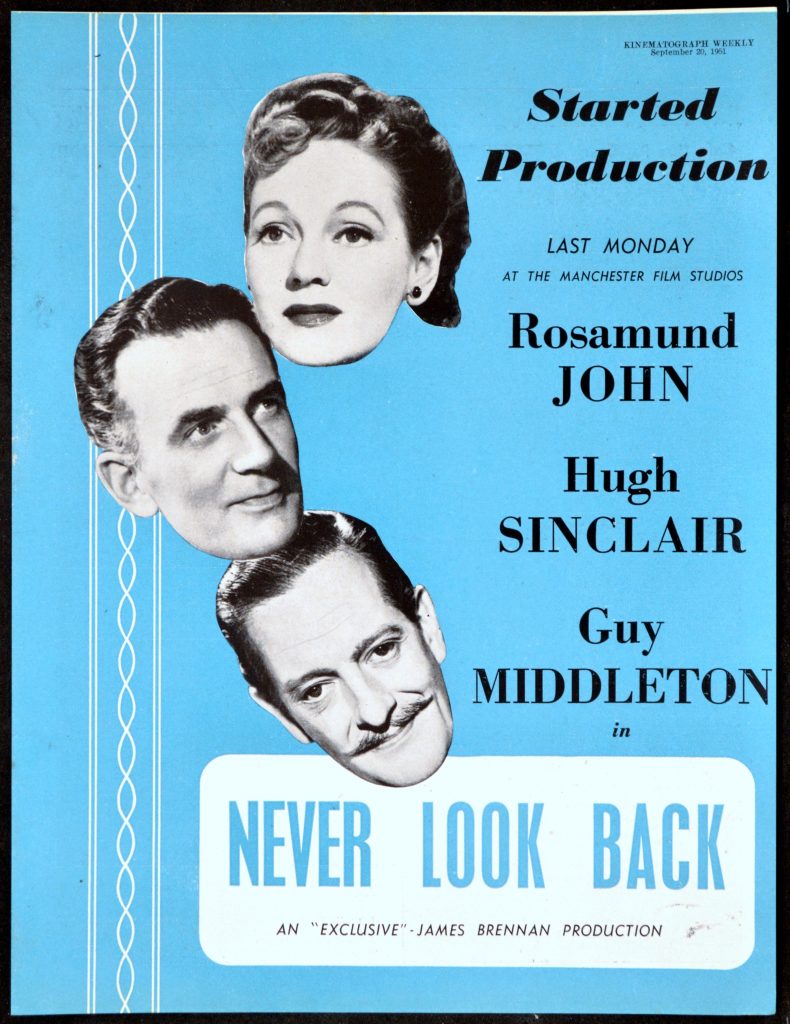 NEVER LOOK BACK | Rare Film Posters