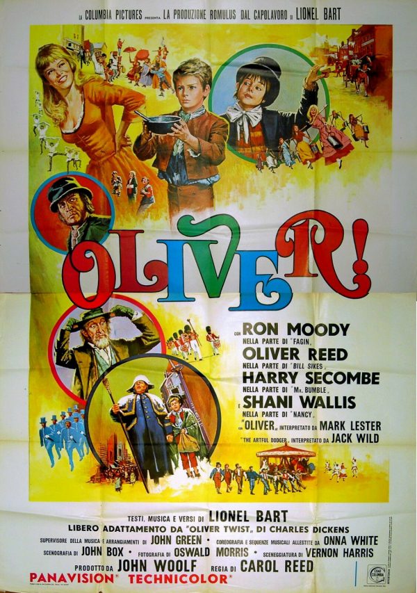 OLIVER! | Italian 56 inch x 80 inch Carol Reed Poster