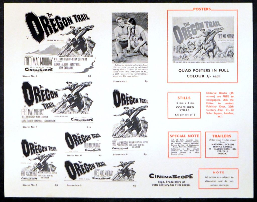 OREGON TRAIL | Rare Film Posters