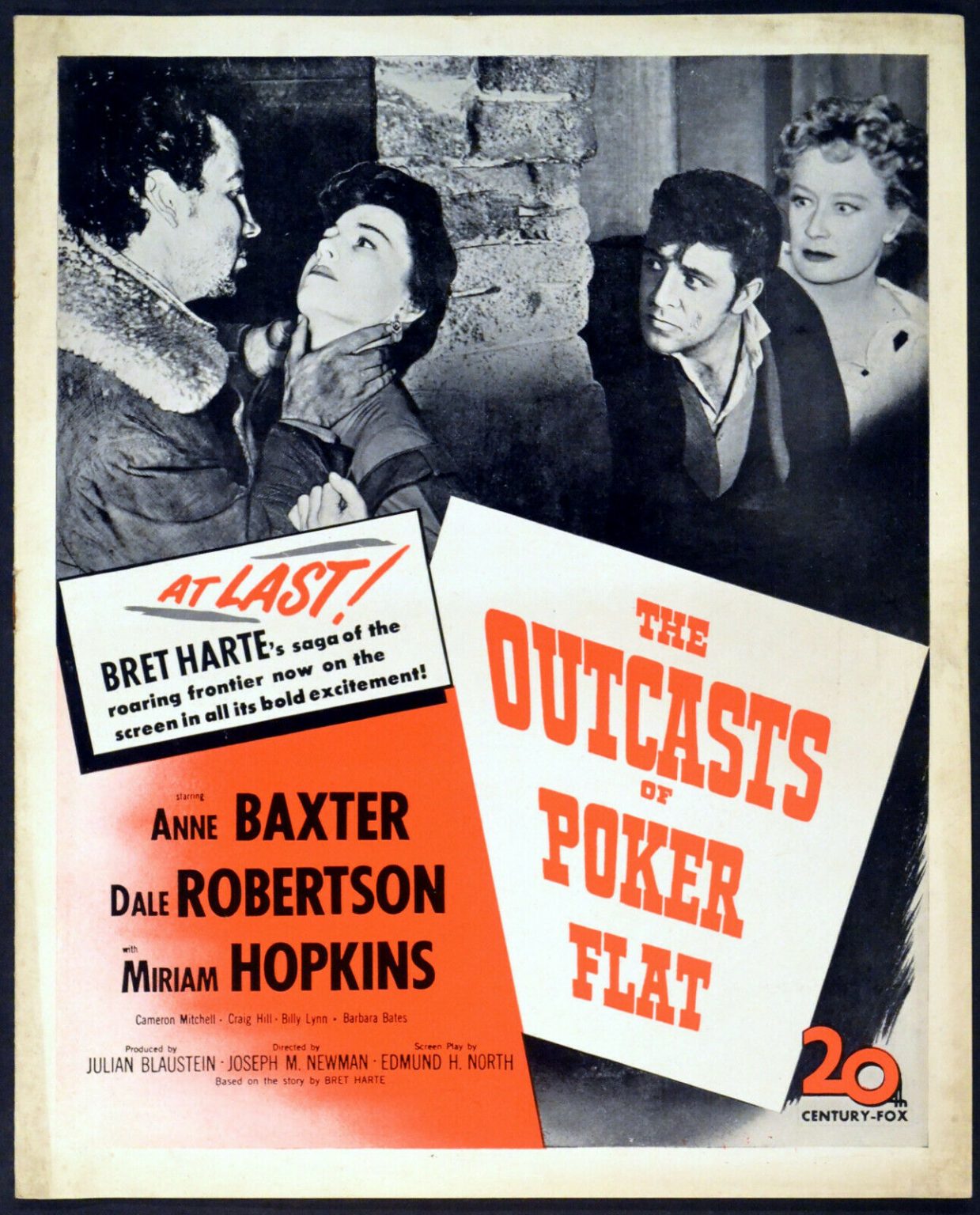 OUTCASTS OF POKER FLAT | Rare Film Posters