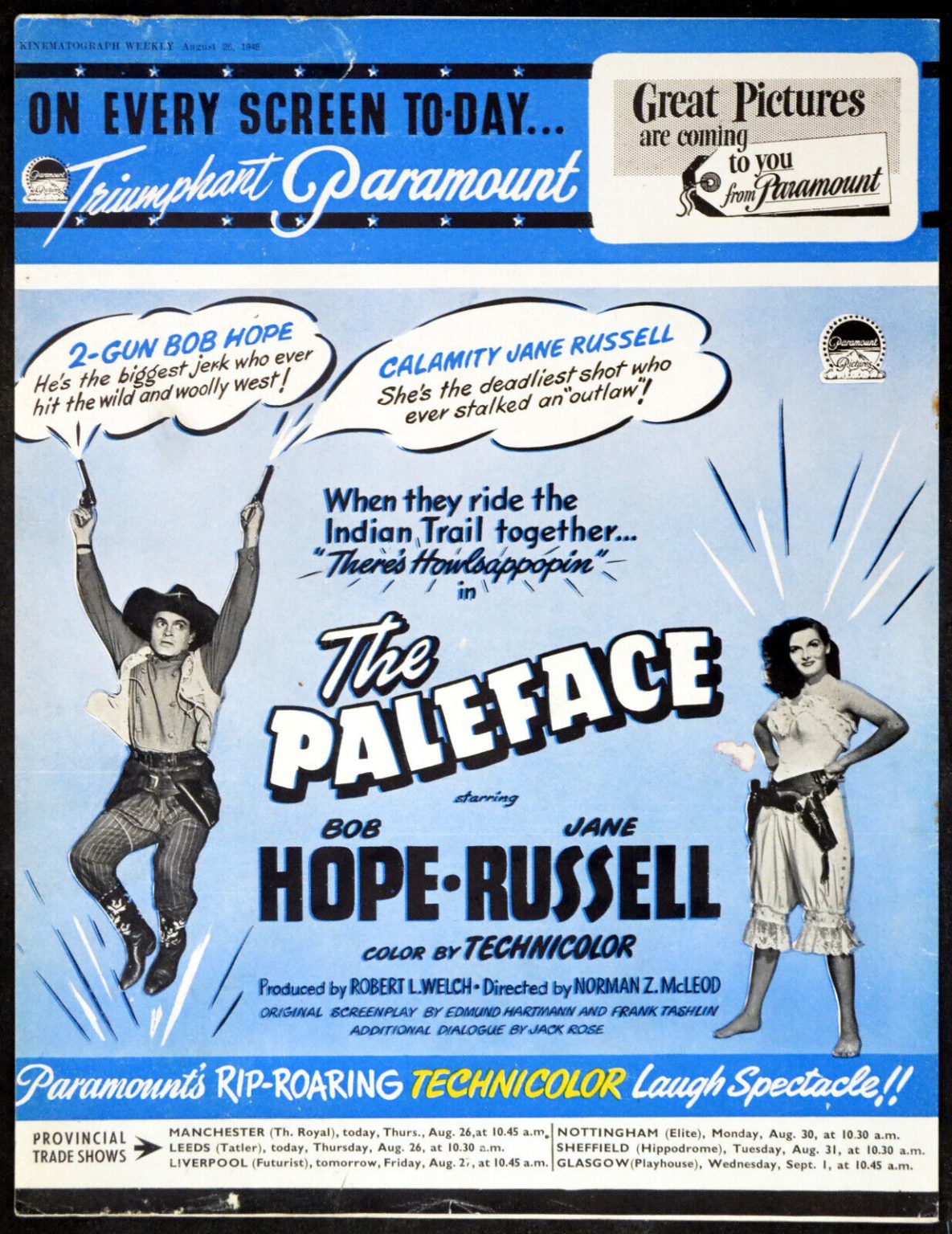 PALEFACE | Rare Film Posters