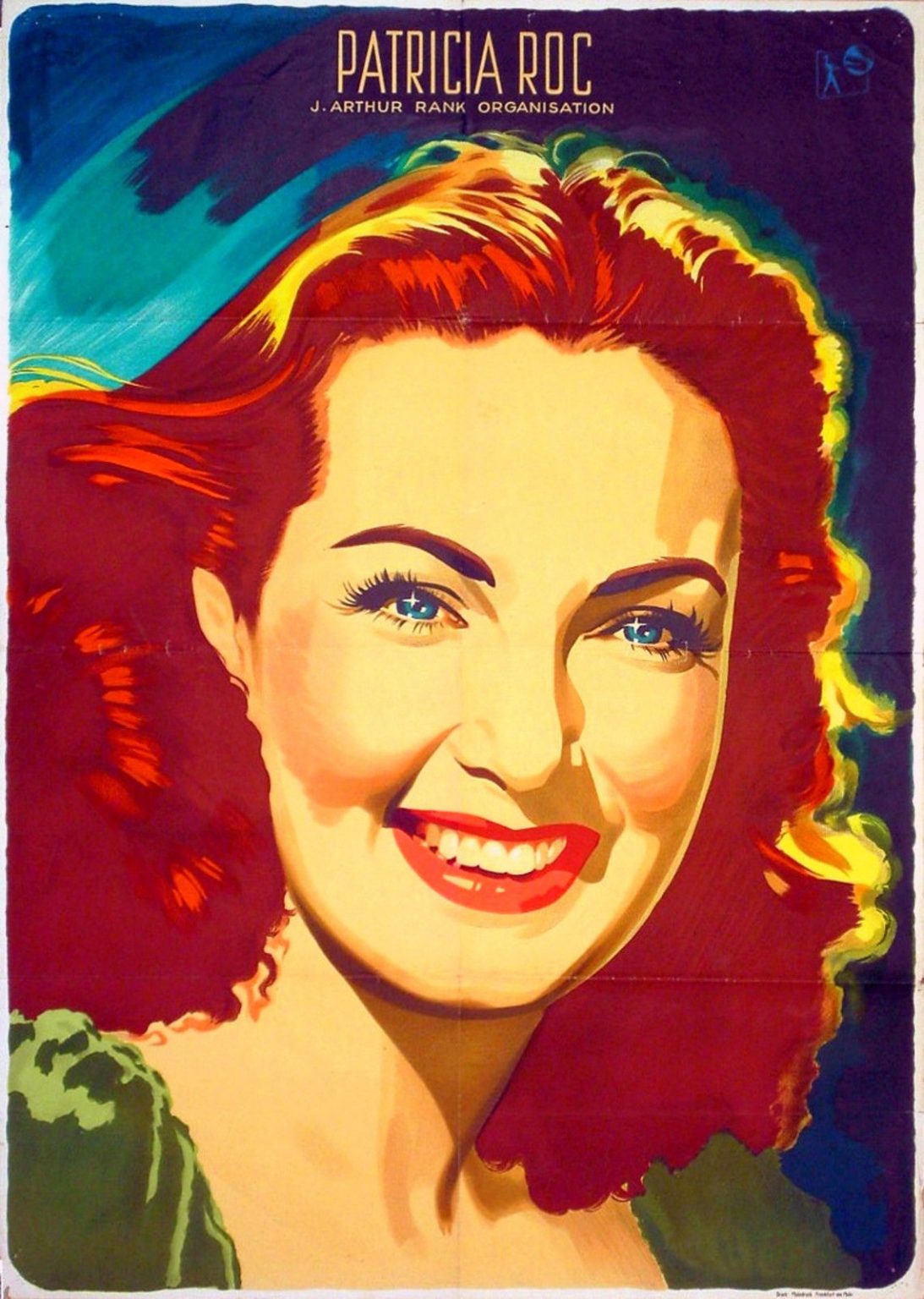 PATRICIA ROC | 1940 German 23 inch x 33 inch Personality Poster