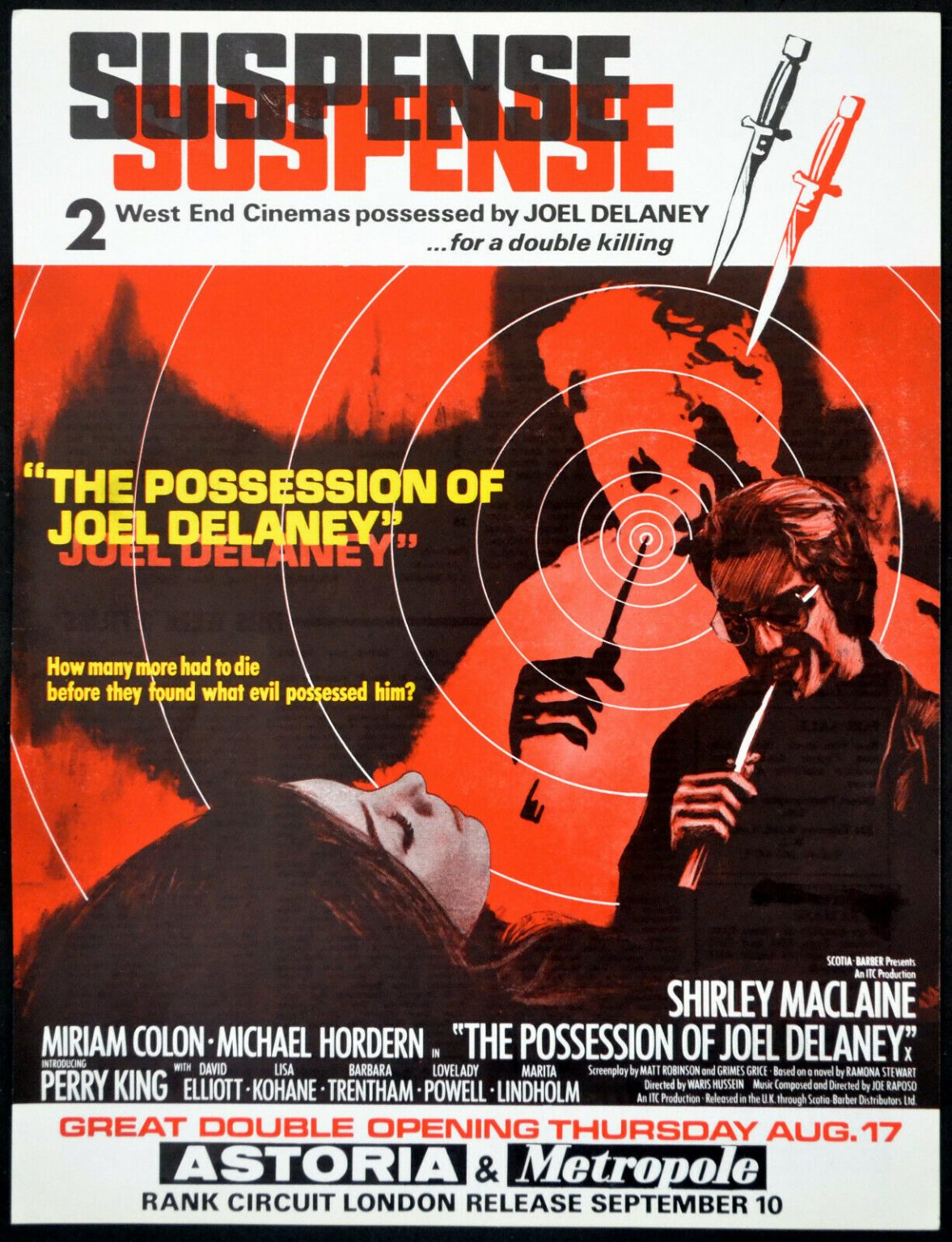 POSSESSION OF JOEL DELANEY | Rare Film Posters