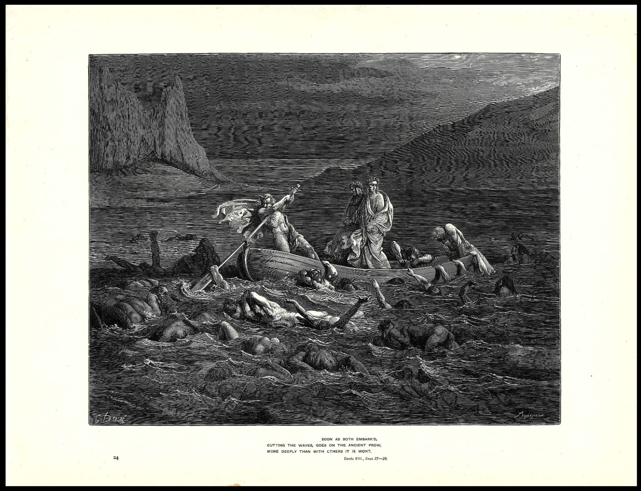 PHLEGYAS, A FERRYMAN ON THE RIVER STYX | Rare Film Posters