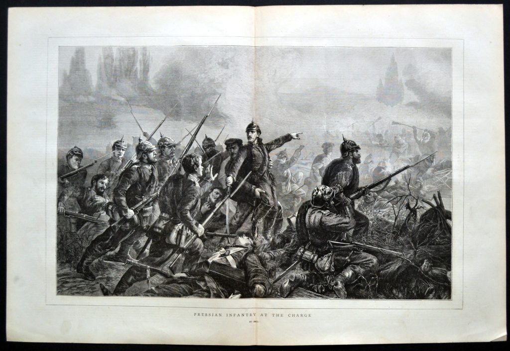 PRUSSIAN INFANTRY AT THE CHARGE | Rare Film Posters