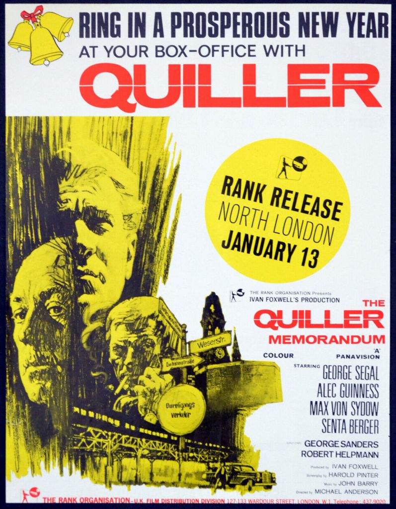 QUILLER MEMORANDUM | Rare Film Posters
