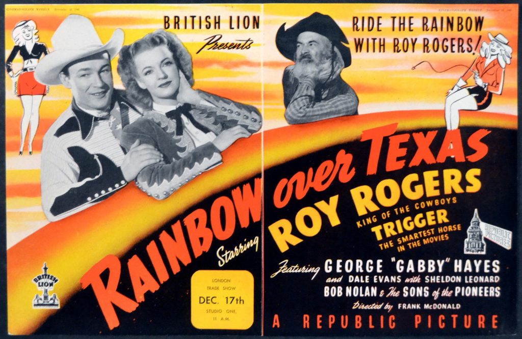 RAINBOW OVER TEXAS | Rare Film Posters