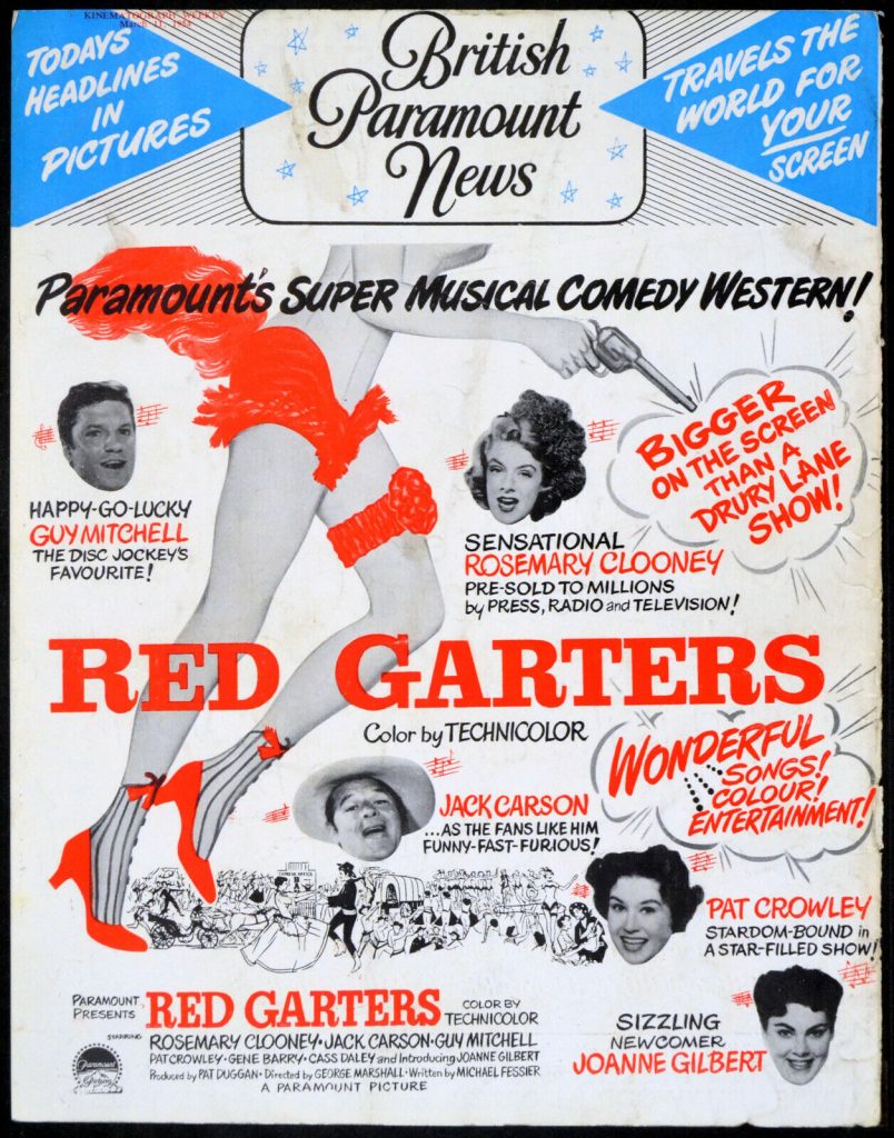 RED GARTERS | Rare Film Posters