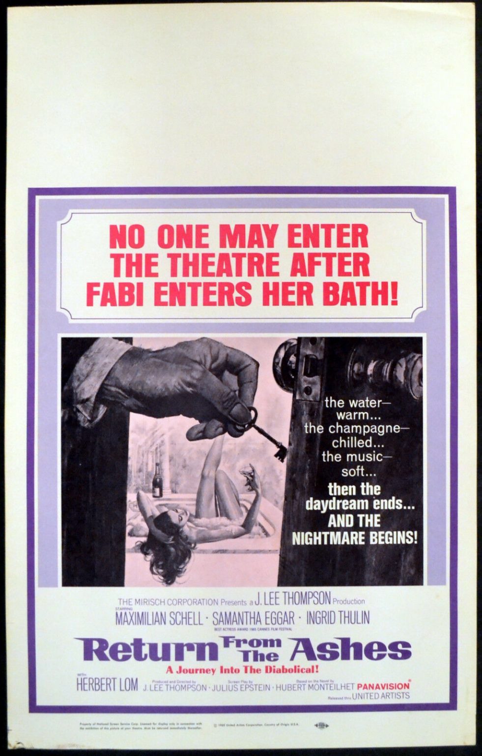 RETURN FROM THE ASHES | Rare Film Posters