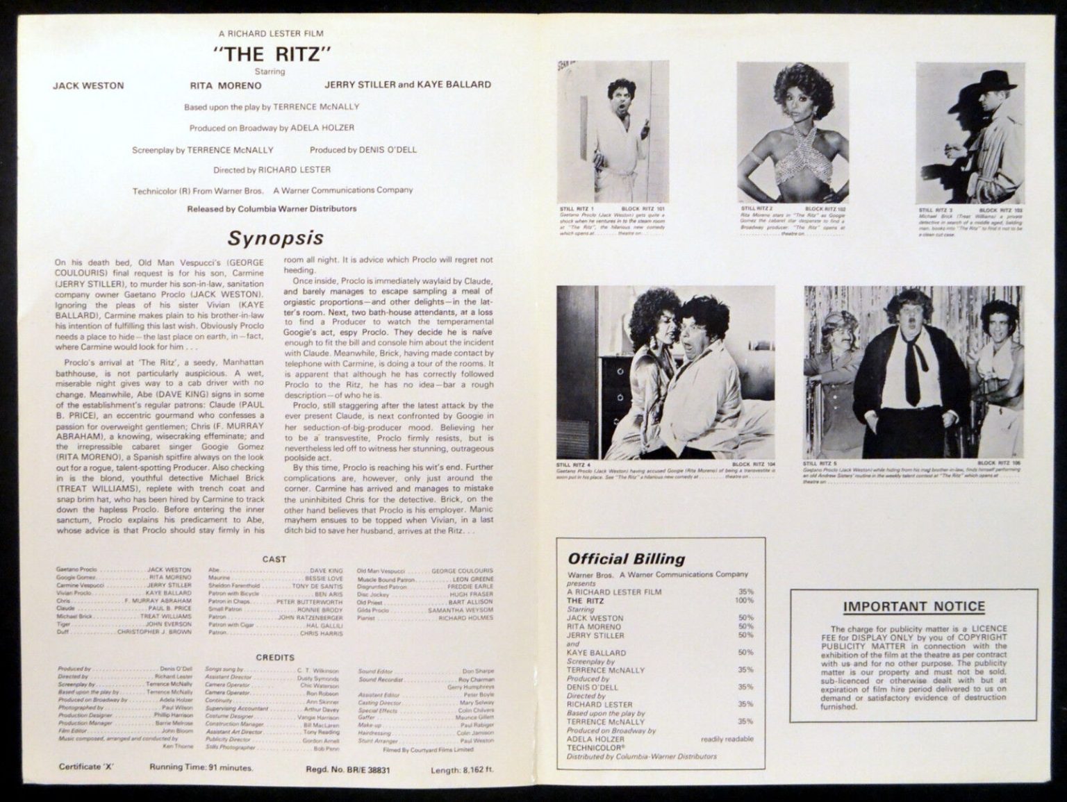 RITZ | Rare Film Posters