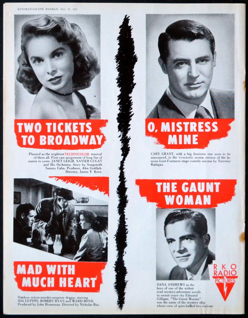 RKO PICTURES 1950 | Rare Film Posters