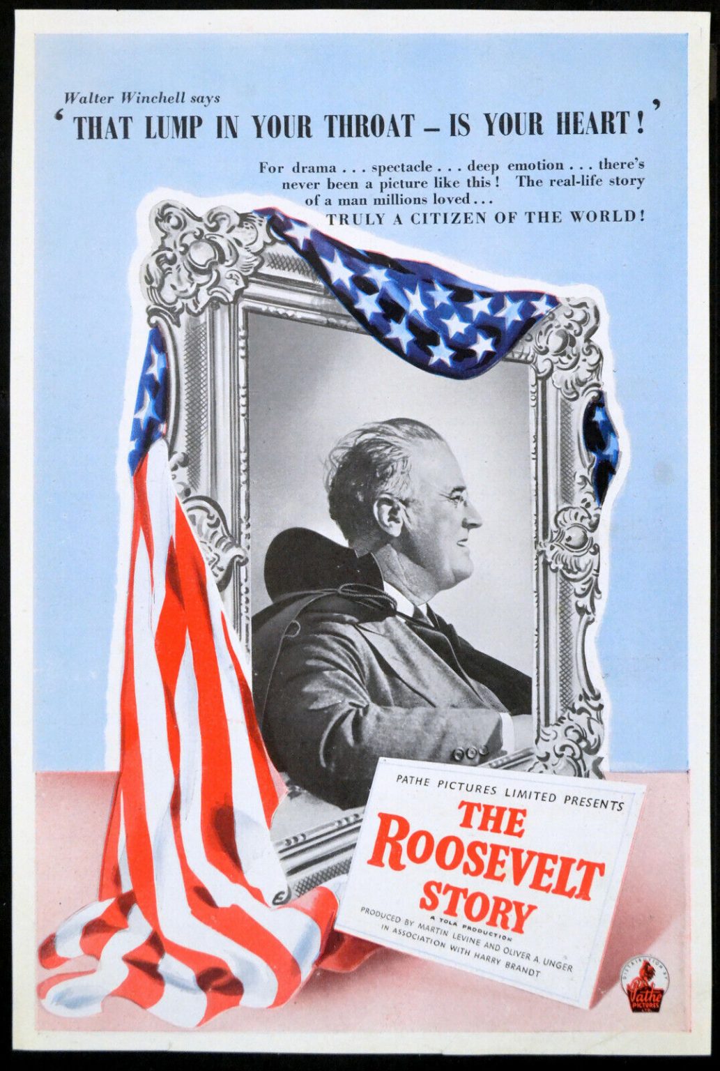 ROOSEVELT STORY | Rare Film Posters