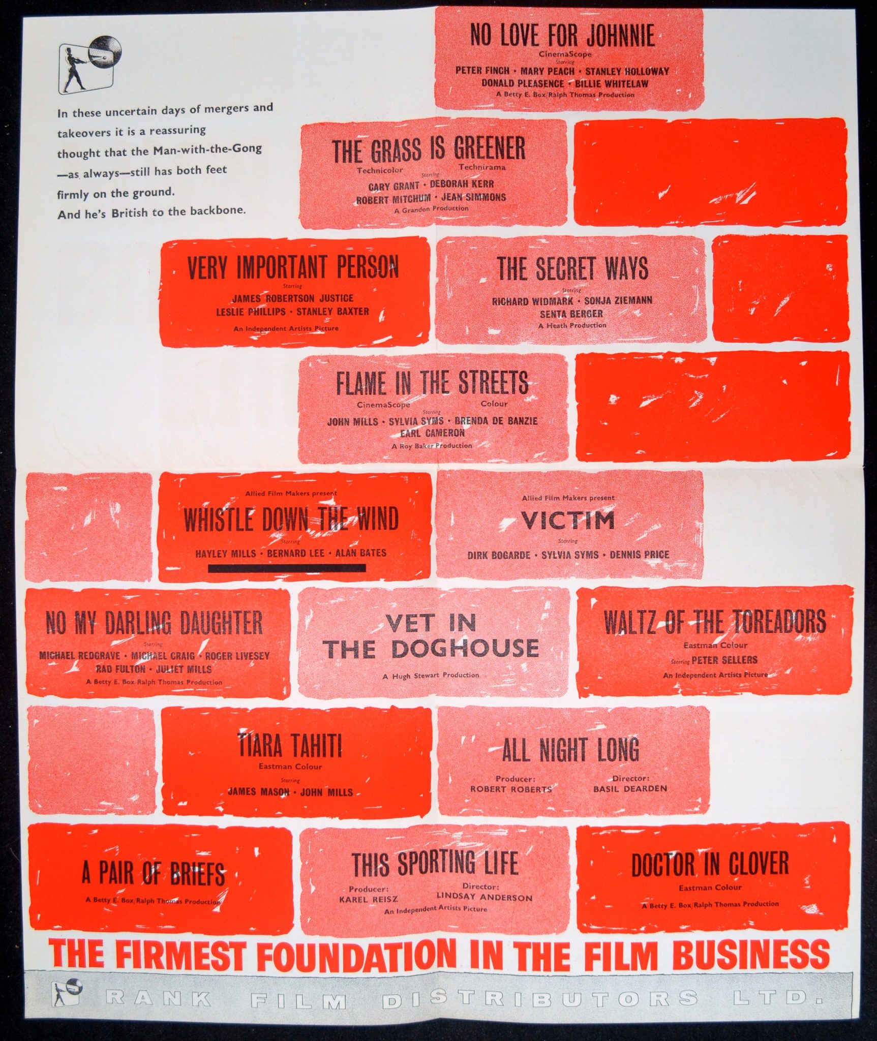 RANK FILM DISTRIBUTORS | Rare Film Posters