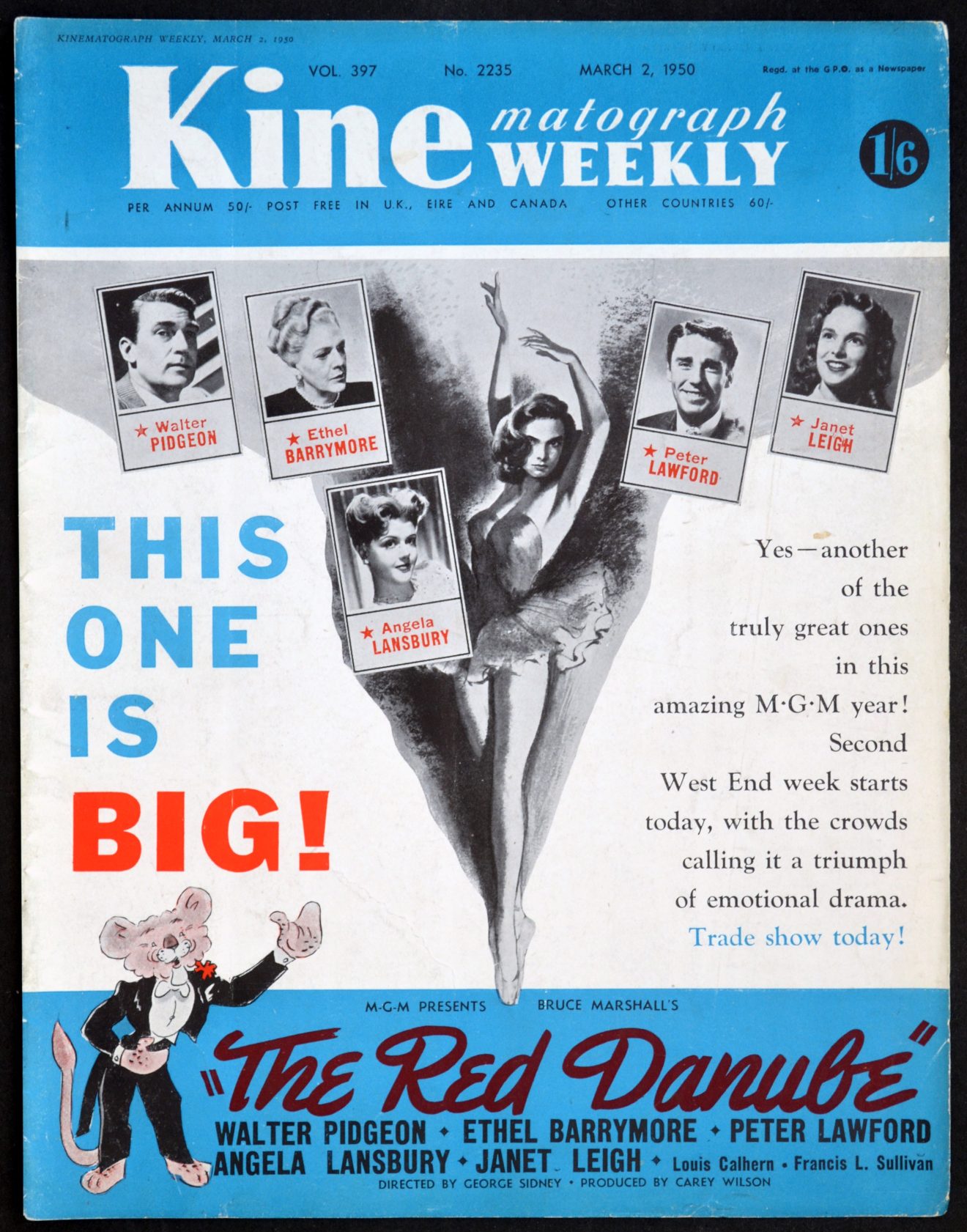 RED DANUBE | Rare Film Posters