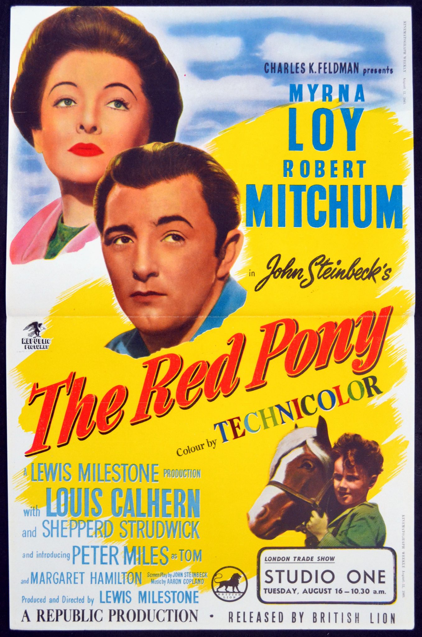 RED PONY | Rare Film Posters