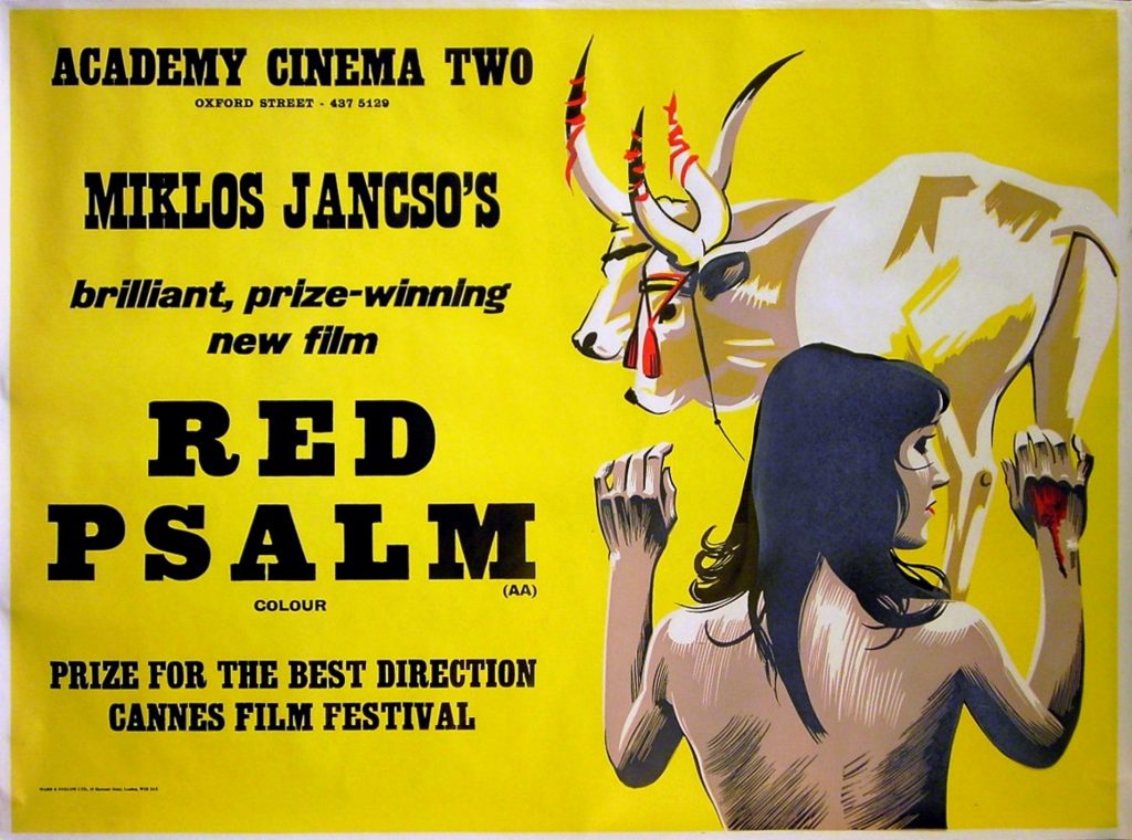 RED PSALM | British 30 inch x 40 inch Quad Peter Strausfeld Poster