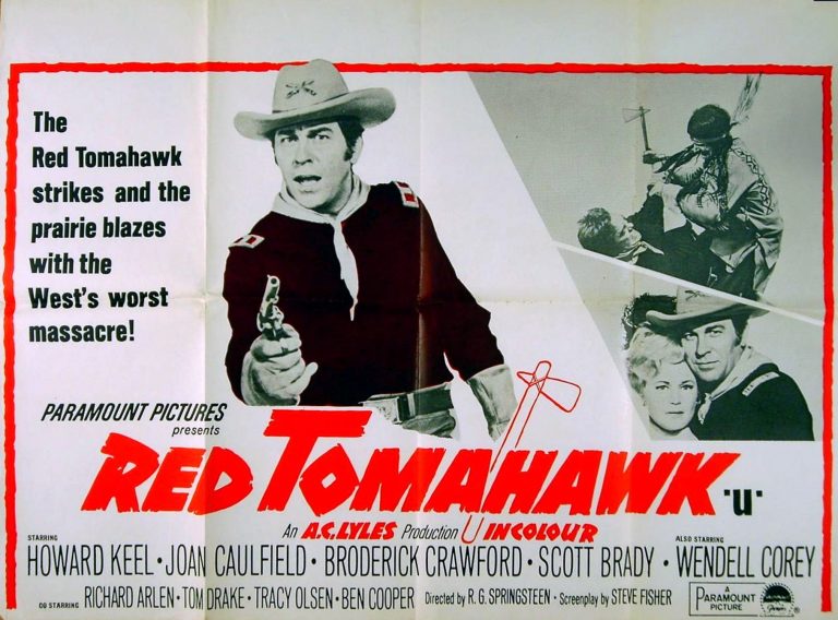 RED TOMAHAWK | Rare Film Posters