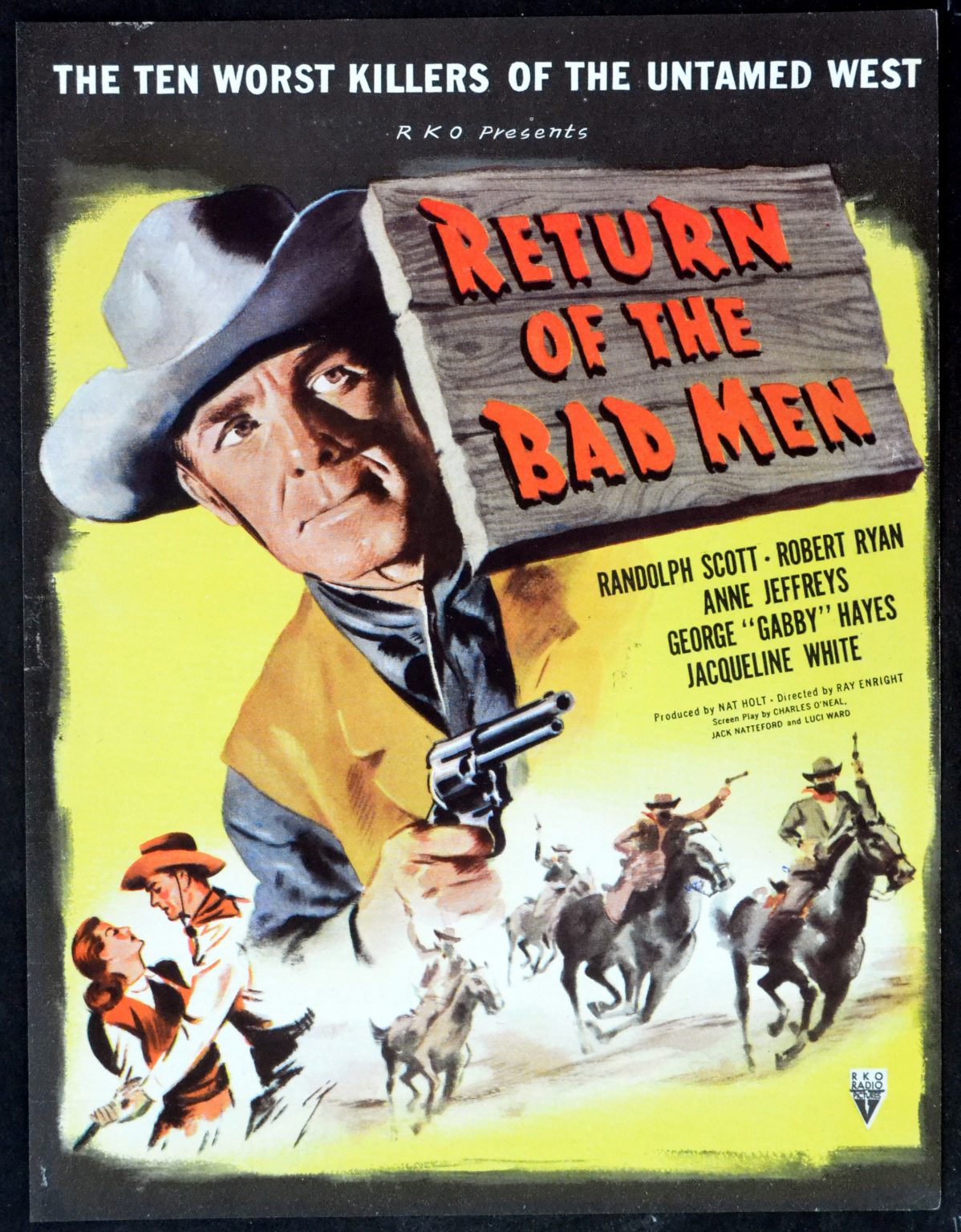 RETURN OF THE BAD MEN | Rare Film Posters