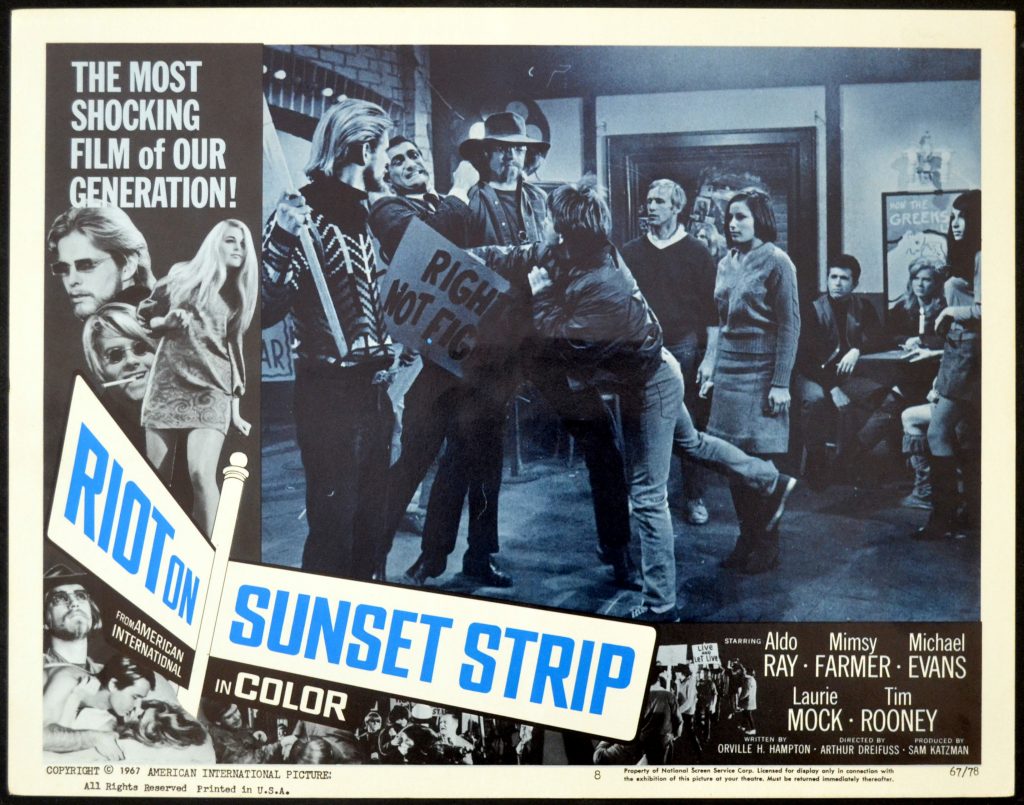 RIOT ON SUNSET STRIP | Rare Film Posters