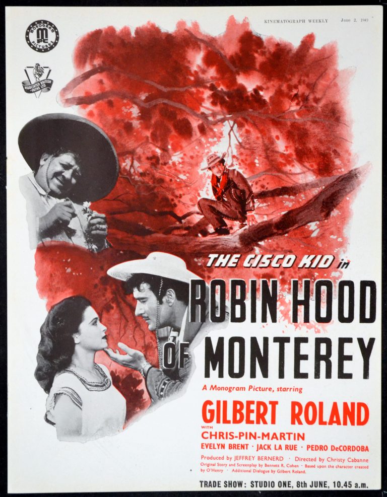 ROBIN HOOD OF MONTEREY | Rare Film Posters