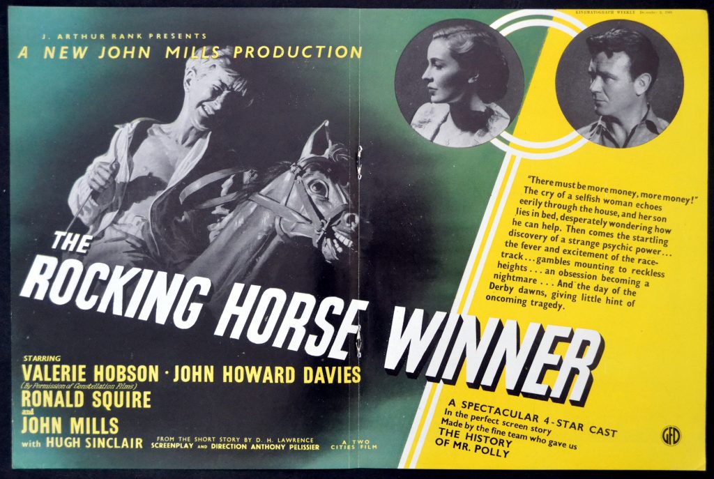 ROCKING HORSE WINNER | Rare Film Posters