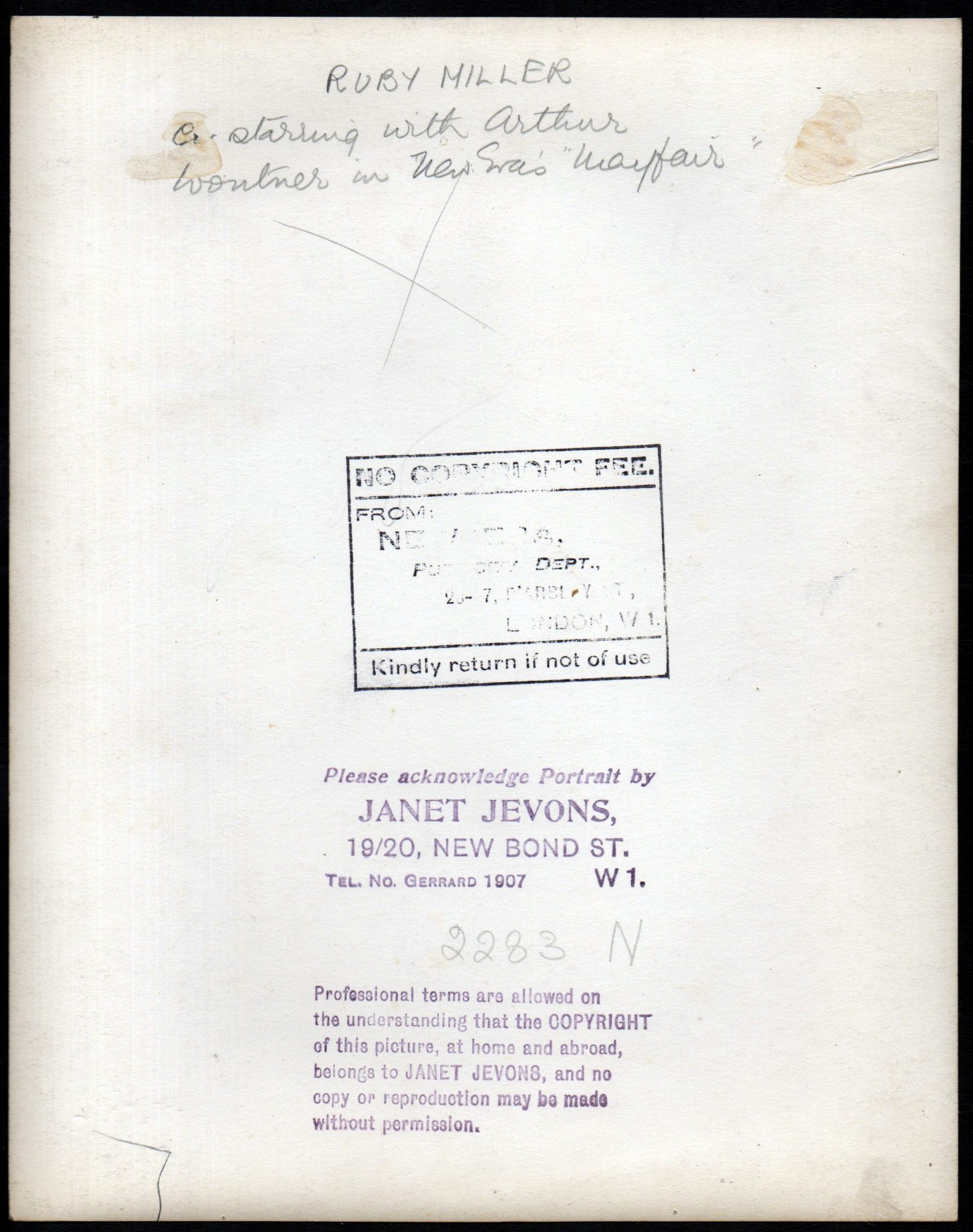 RUBY MILLER | Rare Film Posters