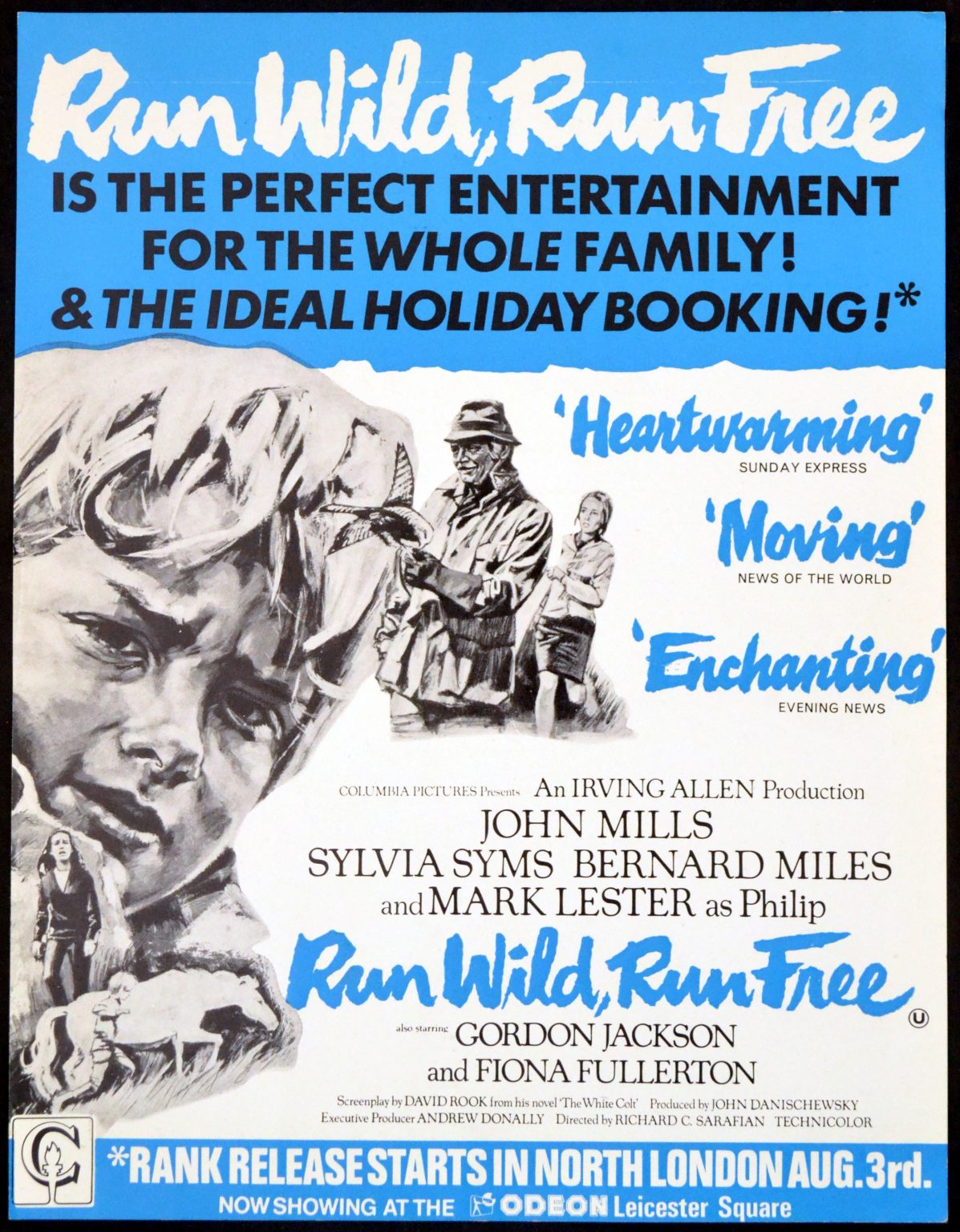 RUN WILD, RUN FREE | Rare Film Posters
