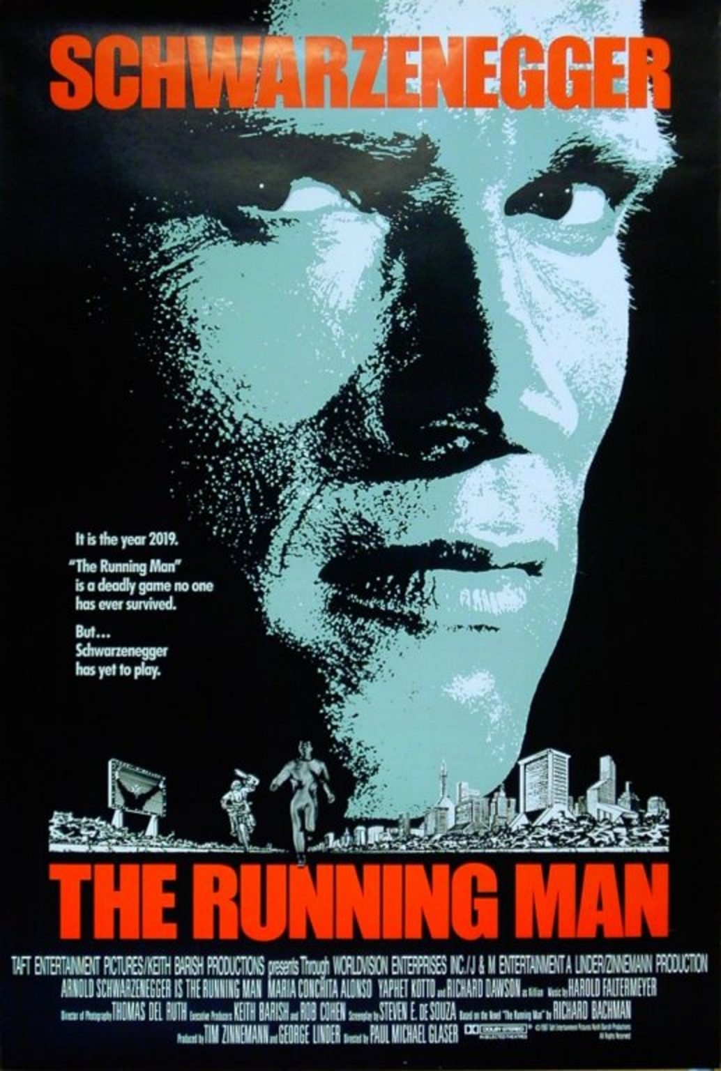 RUNNING MAN | Rare Film Posters